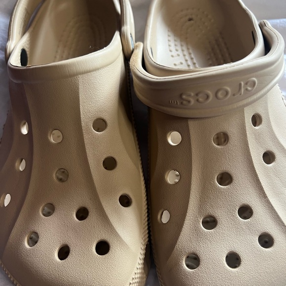 CROCS | Shoes | Crocs Tan Sandals With Ventilation Holes | Poshmark